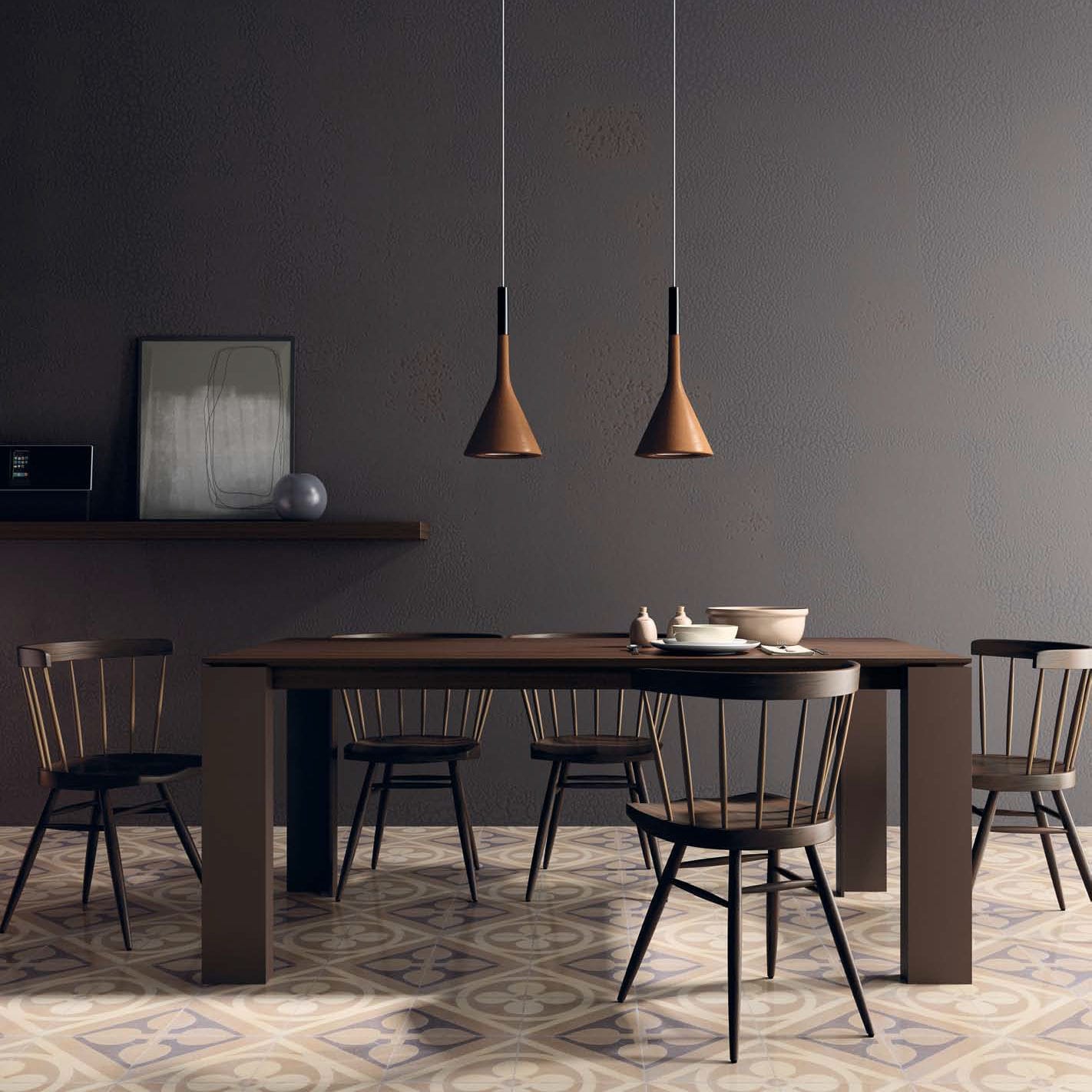 Contemporary dining table - T06 - VIVE - MUEBLES VERGE S.L. - wooden ...