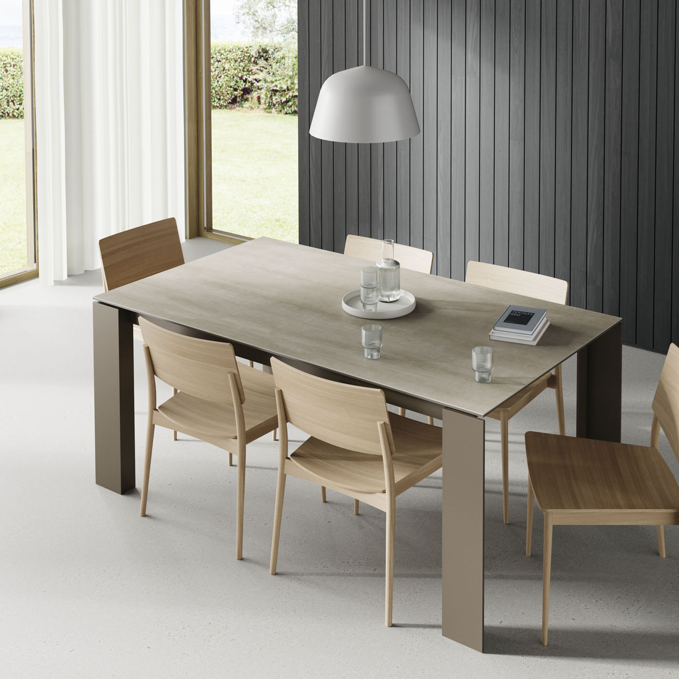 Contemporary dining table - TAVOLE 103 - VIVE - MUEBLES VERGE S.L ...
