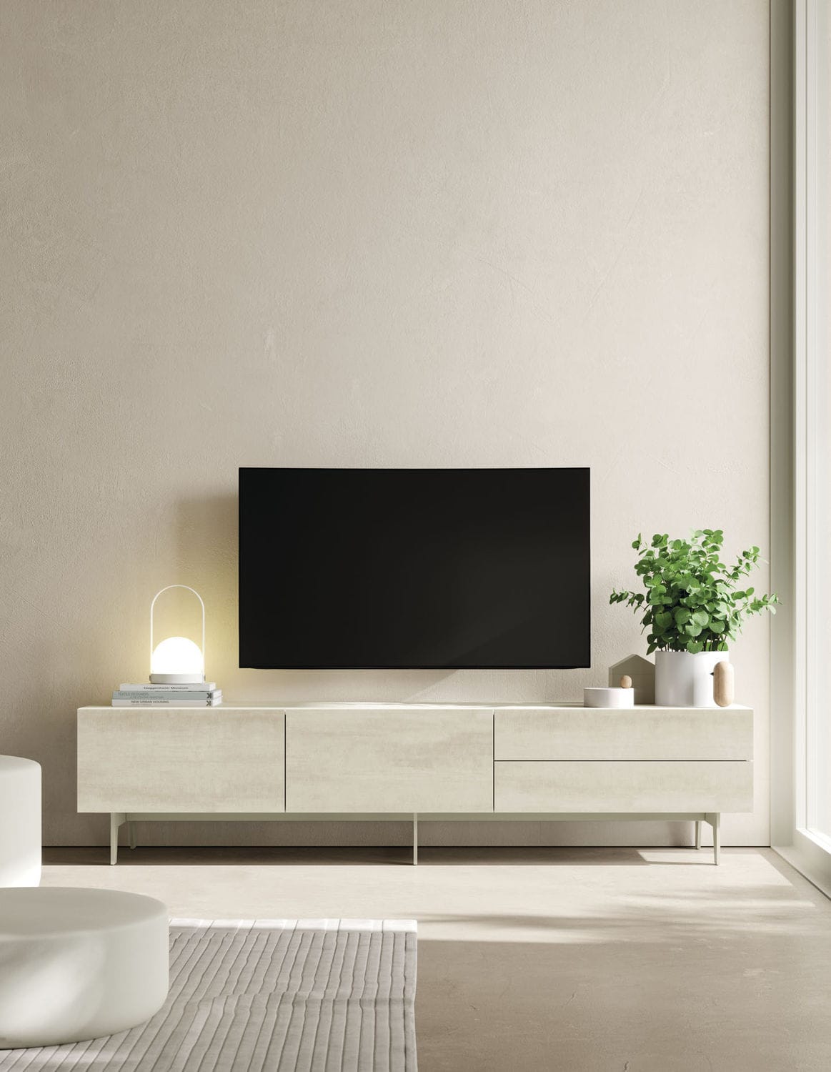 Contemporary TV cabinet - COMPACT SALON 6 - VIVE - MUEBLES VERGE S.L ...