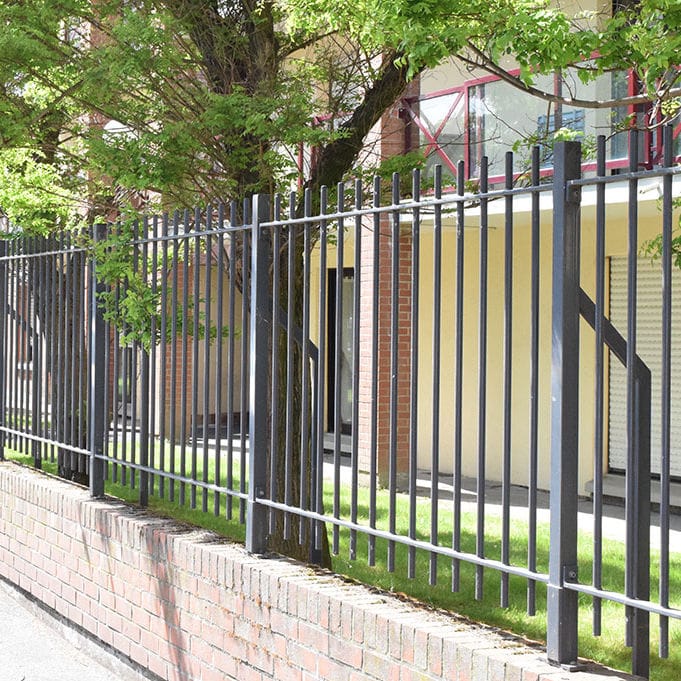 Fence with bars - SMF Services - garden / metal / traditional