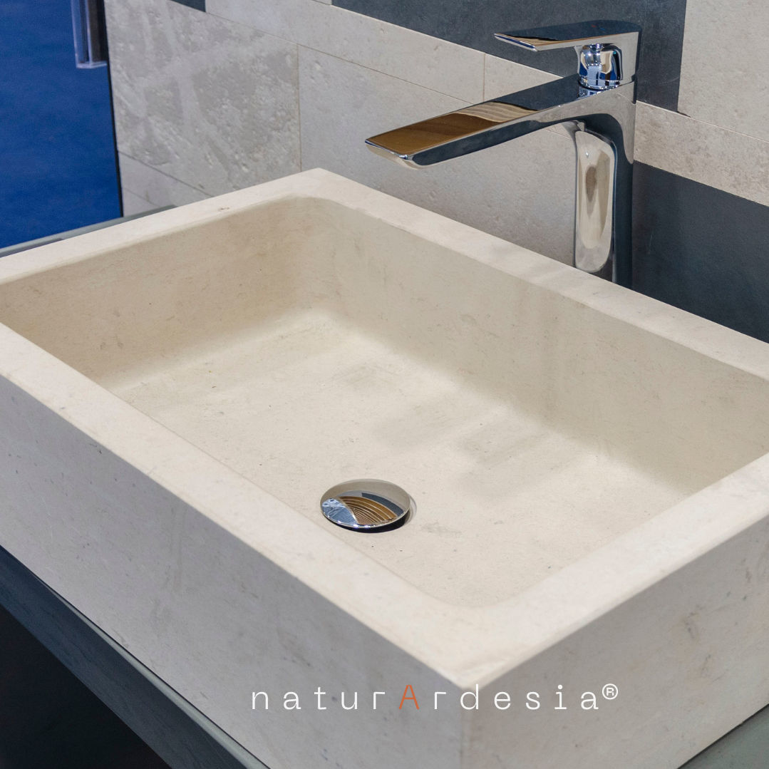 Countertop washbasin - GINEVRA - MAP Slate Srl - natural stone / custom ...