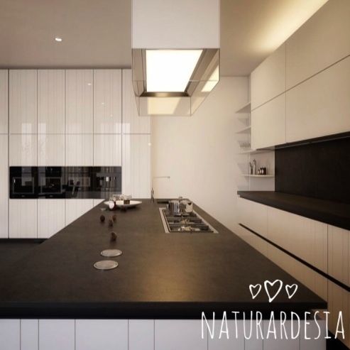 Slate countertop - BLACK NATURAL SLATE - MAP Slate Srl - commercial ...