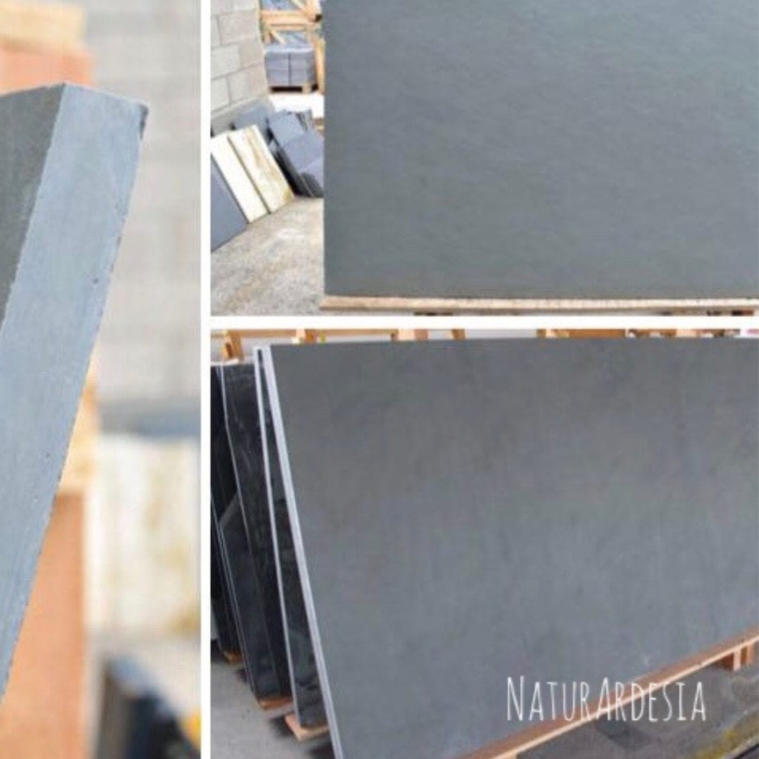 Slate stone slab - MARE SLATE SLABS - MAP Slate Srl - gray