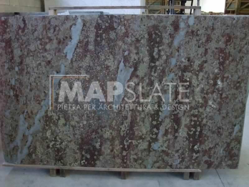 Slate stone slab - MULTICOLOR SLATE SLABS - MAP Slate Srl - brown