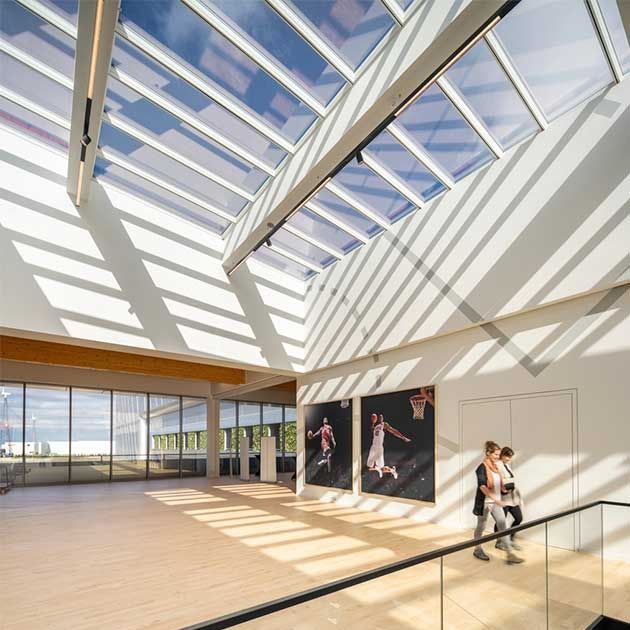 Roof skylight - STEP LONGLIGHT - VITRAL - double-glazed / with skylight ...