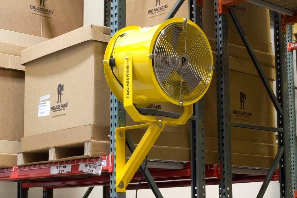 Wall-mounted fan - SWEAT BEE - Big Ass Fans - industrial / metal