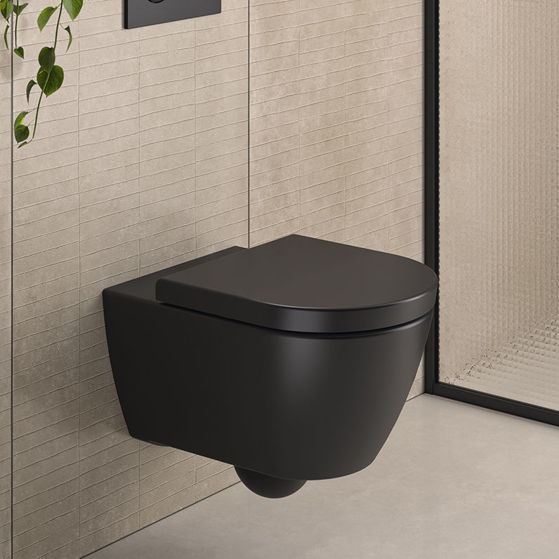 Wall-hung toilet - EMMA - Ceramicas Gala - ceramic / home / commercial