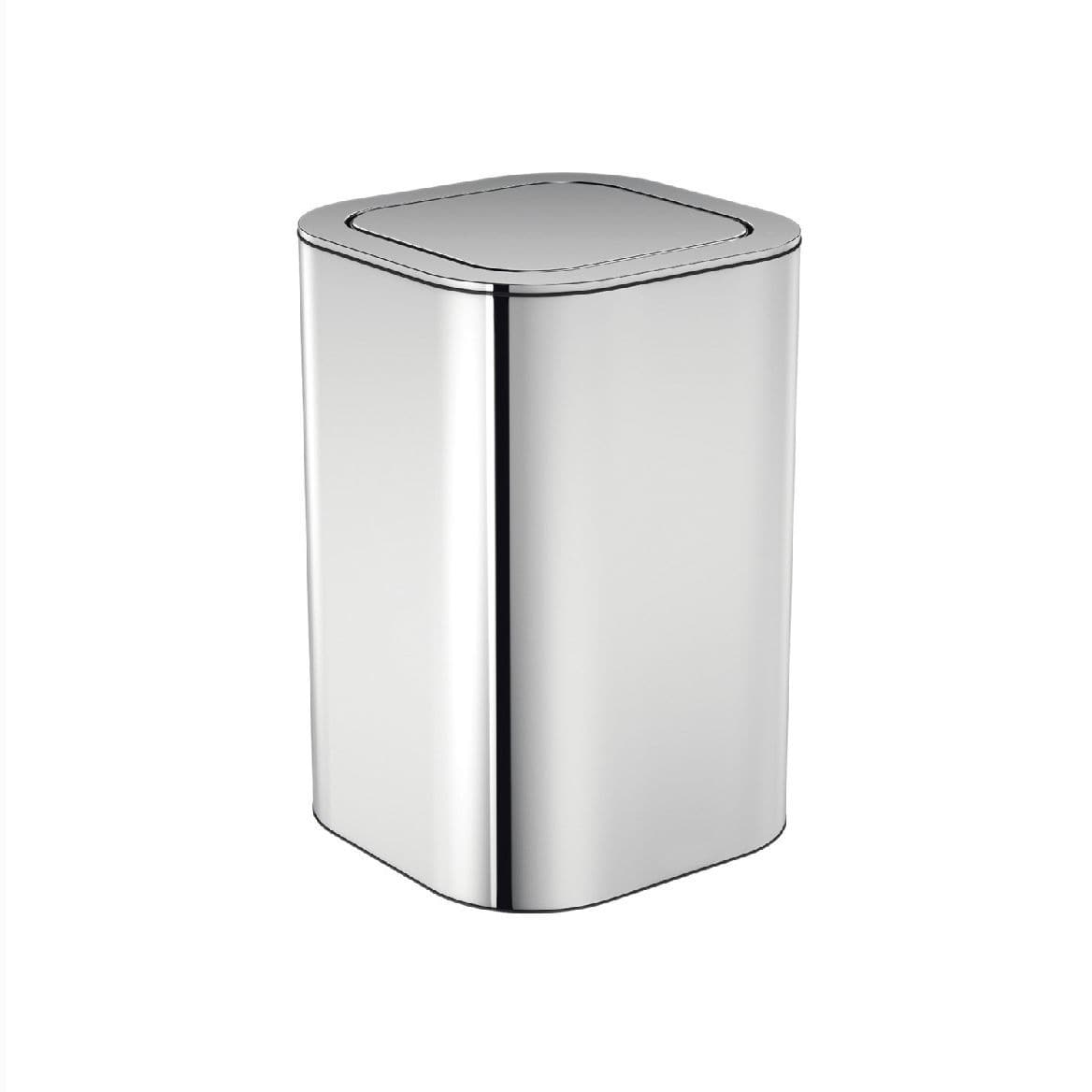 Bathroom waste bin - MORGAN - Ceramicas Gala - free-standing / chromed ...