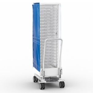 Dish trolley - RATIONAL - for restaurant / transport / metal