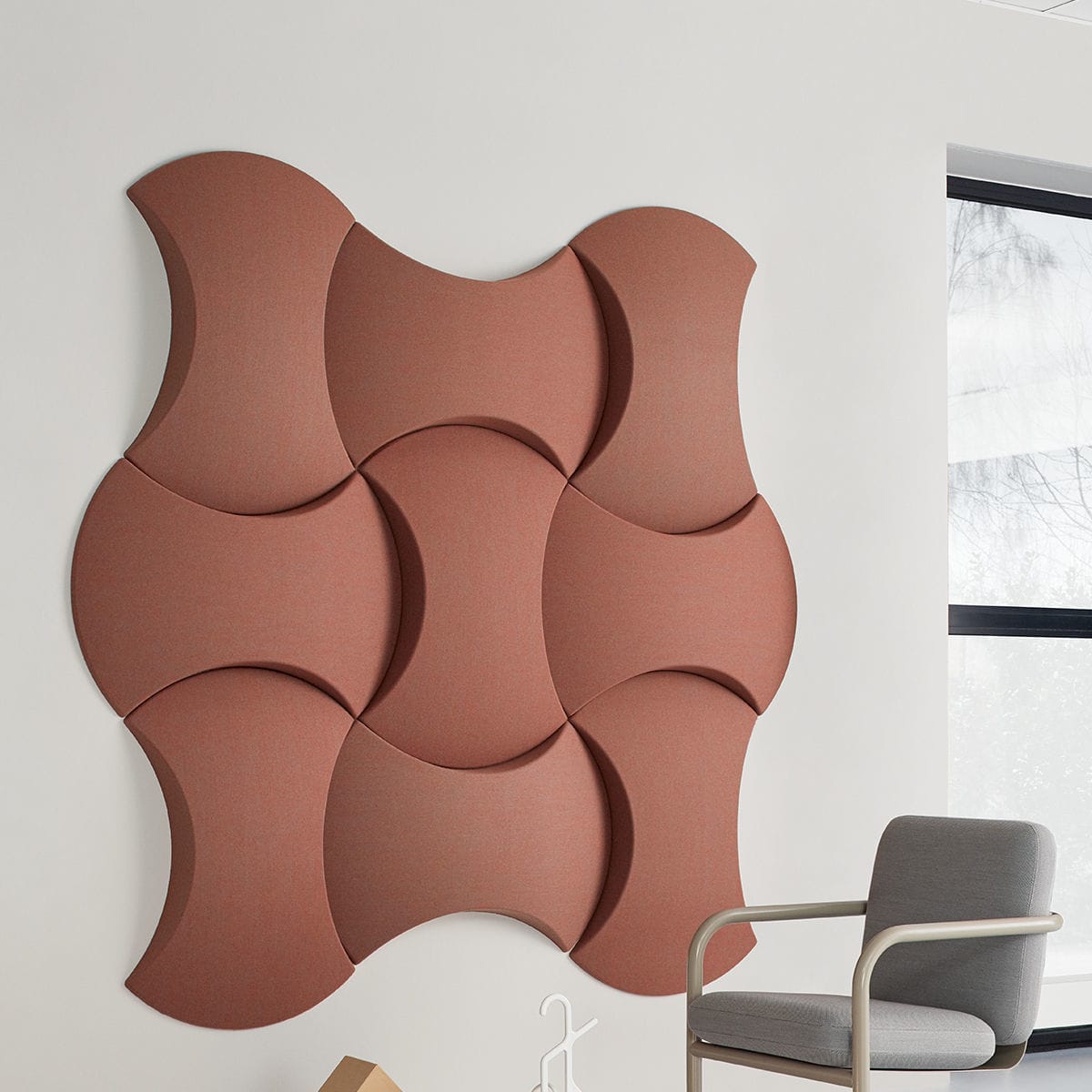 Wall-mounted sound-absorbing panel - SKY - ABSTRACTA - metal / other ...