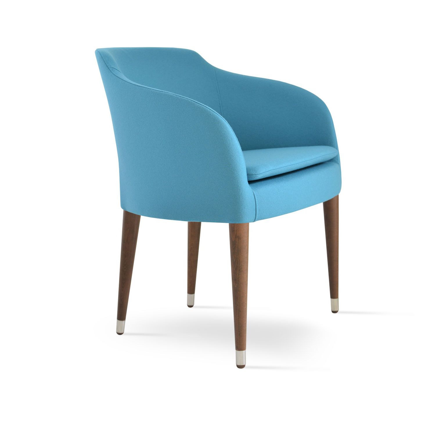 Contemporary chair - BUCA - sohoConcept - indoor / wool / leather