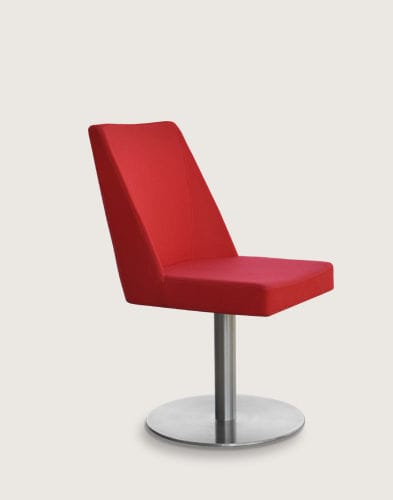Contemporary chair - PRISMA - sohoConcept - steel / upholstered / star base
