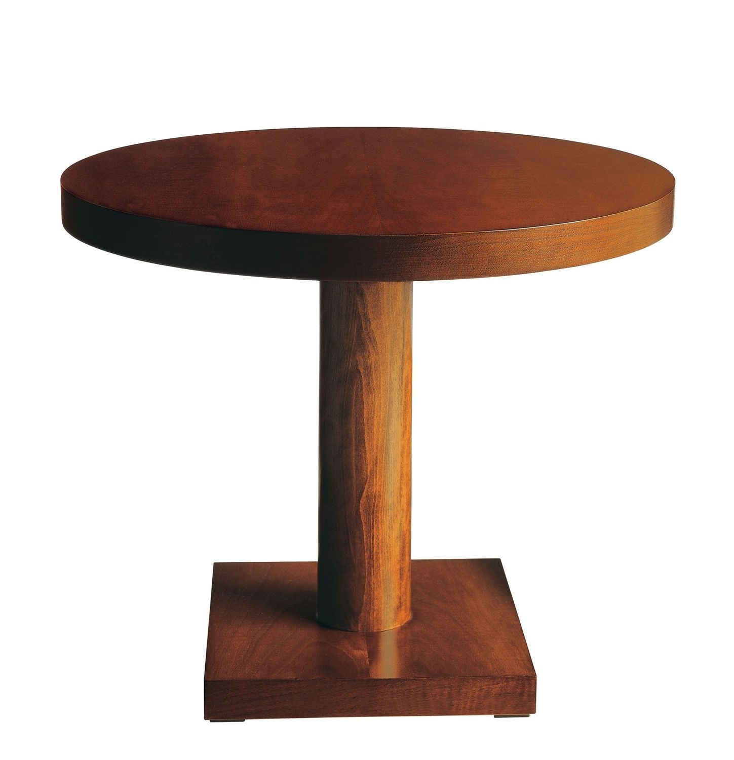 Contemporary pedestal table - T-707 - ArtesMoble - beech / walnut ...
