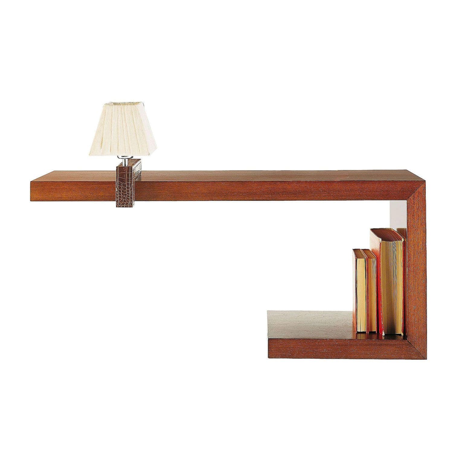 Wall-mounted shelf - T-764T765 - ArtesMoble - contemporary / walnut