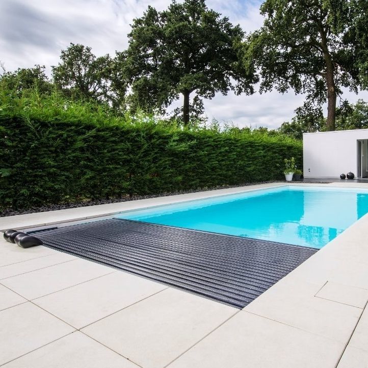 Slatted swimming pool cover - AQUATOP - T&A - automatic / thermal ...