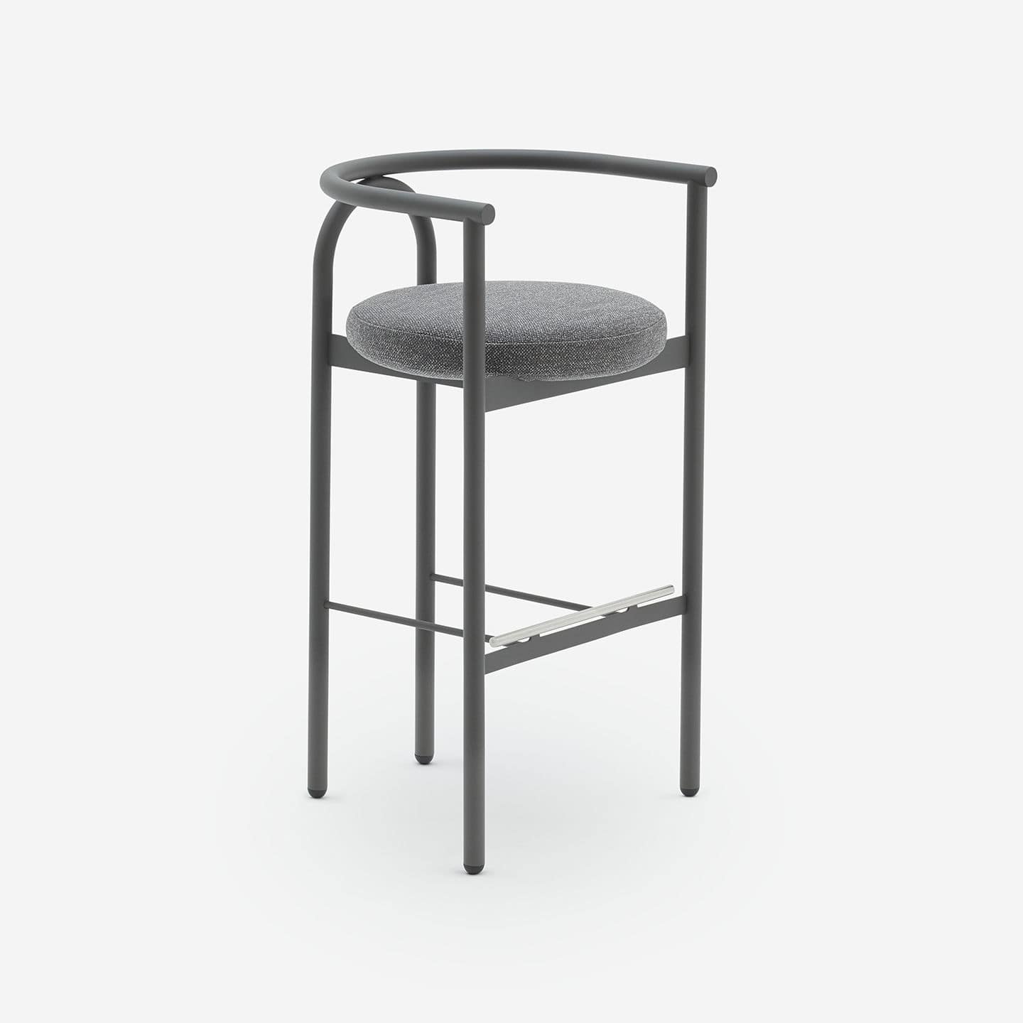 Contemporary bar chair - Lucky - HALDANE - indoor / outdoor / fabric