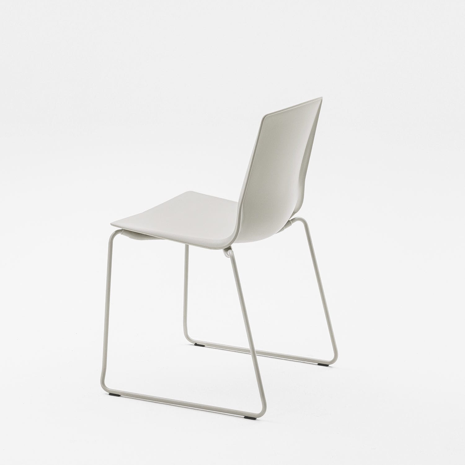Contemporary chair - LOTO - Mara - indoor / polypropylene / metal base