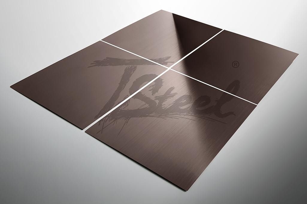 Decorative metal sheet - TSTEEL BRONZO - Steel Color - stainless steel ...
