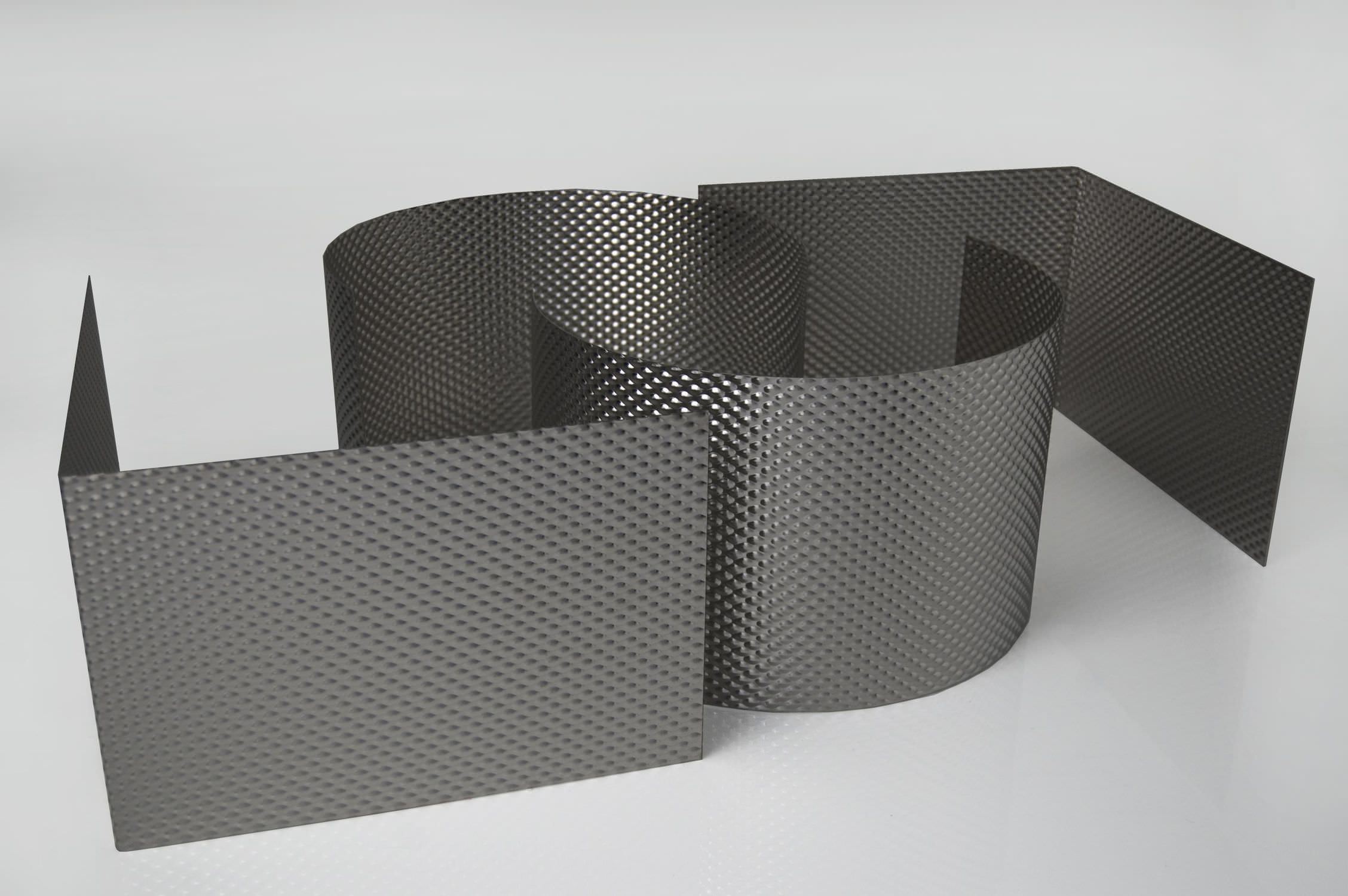 Patterned sheet metal - 6WL - Steel Color - stainless steel / for ...