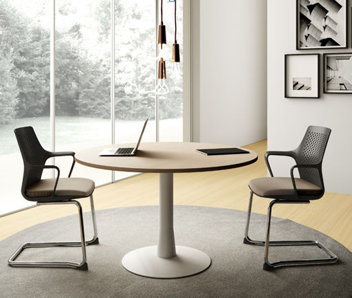 Contemporary boardroom table - OXI - Las Mobili - wooden / metal ...