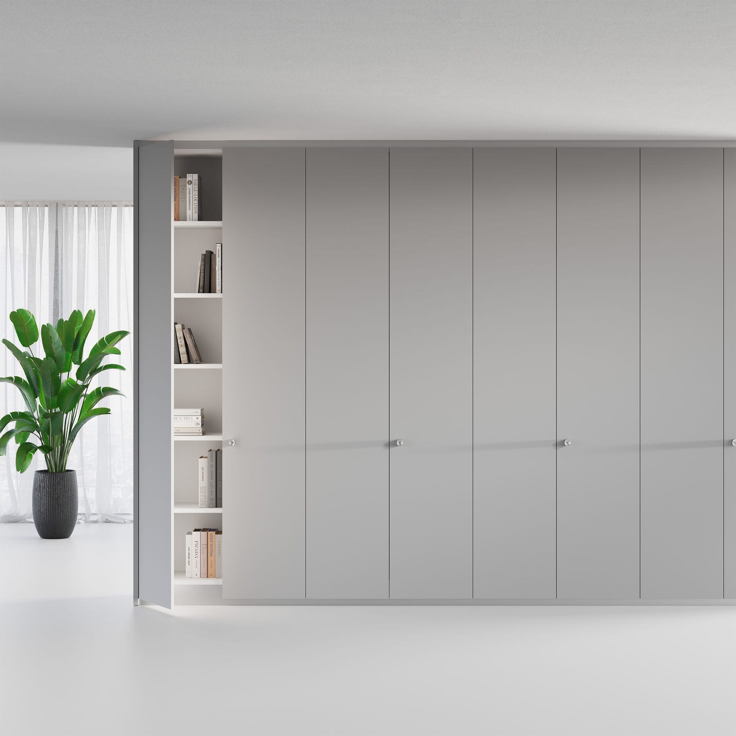 Commercial storage wall - BOX - Las Mobili - wooden