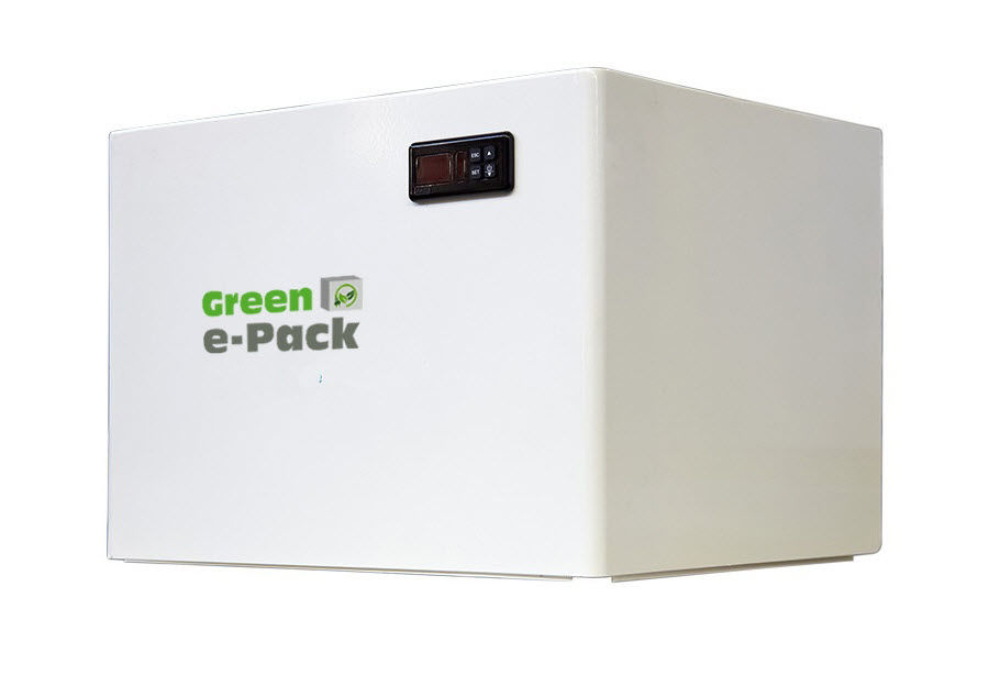 Solar hot water tank - GREEN E-PACK - Energy Panel - free-standing ...