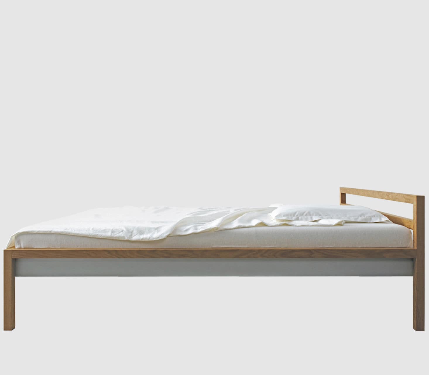 Double bed - ROOM - more - contemporary / with headboard / oak