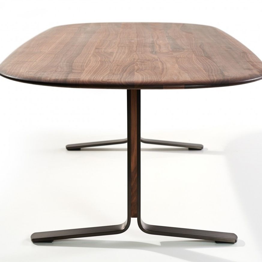 Design table - MOUNT - more - steel / wooden / wood