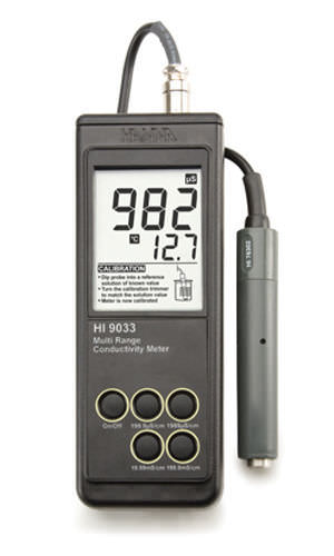 Portable conductivity meter - HI9033 - Hanna Instruments