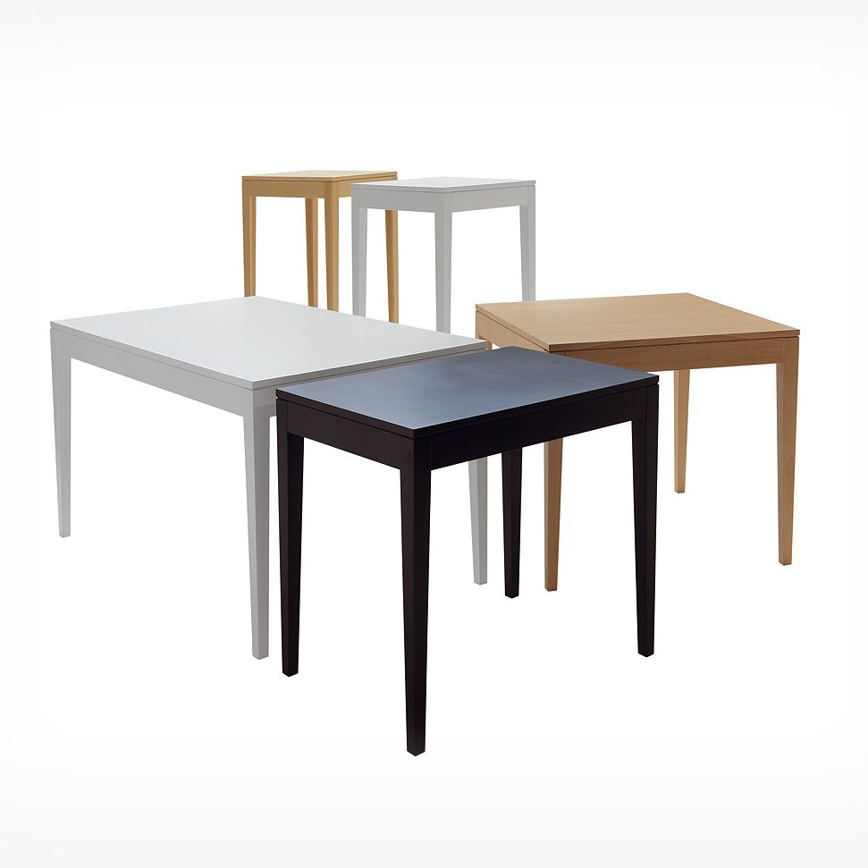 Contemporary high bar table - BREAK - L'abbate - beech / square / home