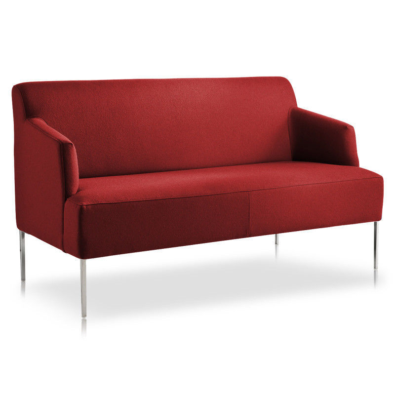 Contemporary sofa - BLOOM D - CHAIRS & MORE - fabric / red / contract