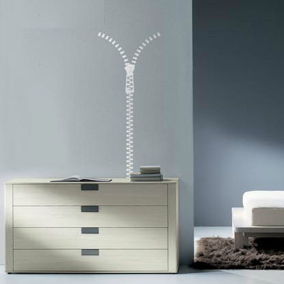 Vinyl wall sticker - WALL ZIP - Paristic