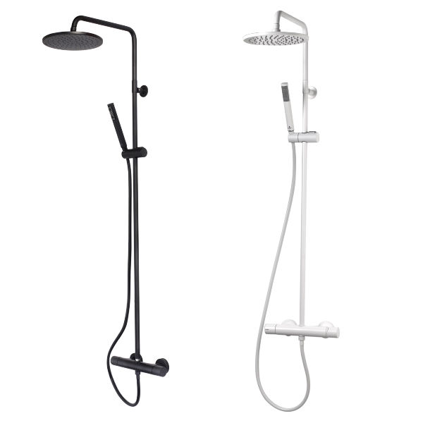 Wall-mounted shower set - L10095_073-045 - BOSSINI - contemporary ...