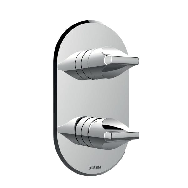 Washbasin mixer tap - Z00501+Z00130 - BOSSINI - wall-mounted / chromed ...