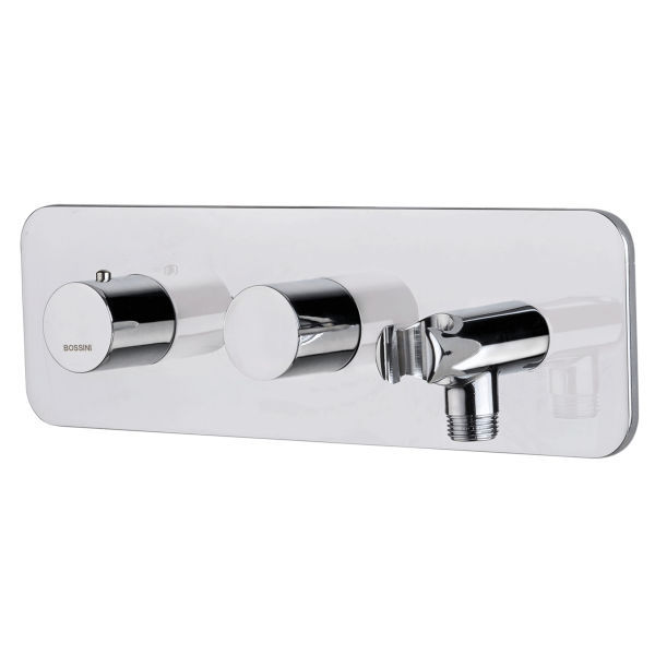 Shower mixer tap - Z005350 - BOSSINI - wall-mounted / thermostatic / brass