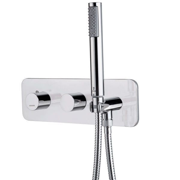 Shower mixer tap - Z005351 - BOSSINI - wall-mounted / thermostatic / brass