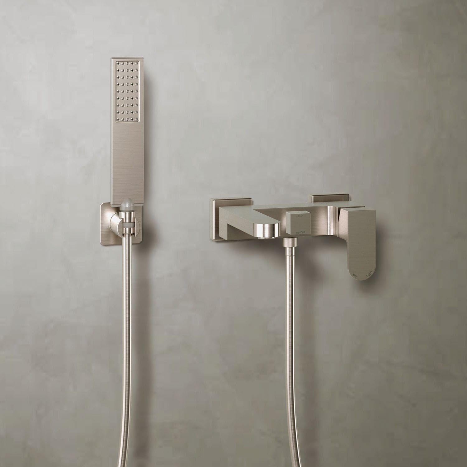 Shower mixer tap - Z00727 - BOSSINI - wall-mounted / brass / zamak