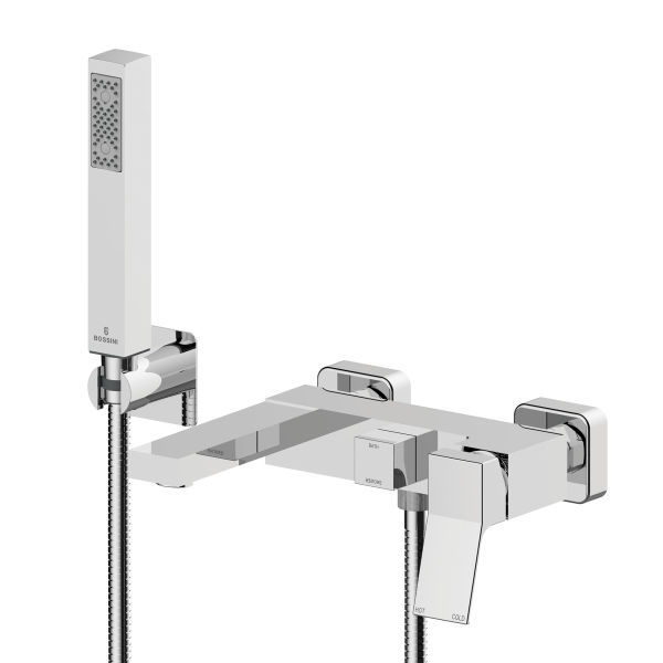 Shower mixer tap - Z00725 - BOSSINI - wall-mounted / brass / zamak
