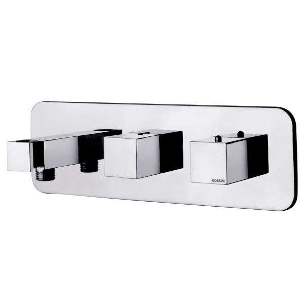 Shower mixer tap - Z005354 - BOSSINI - wall-mounted / thermostatic / brass