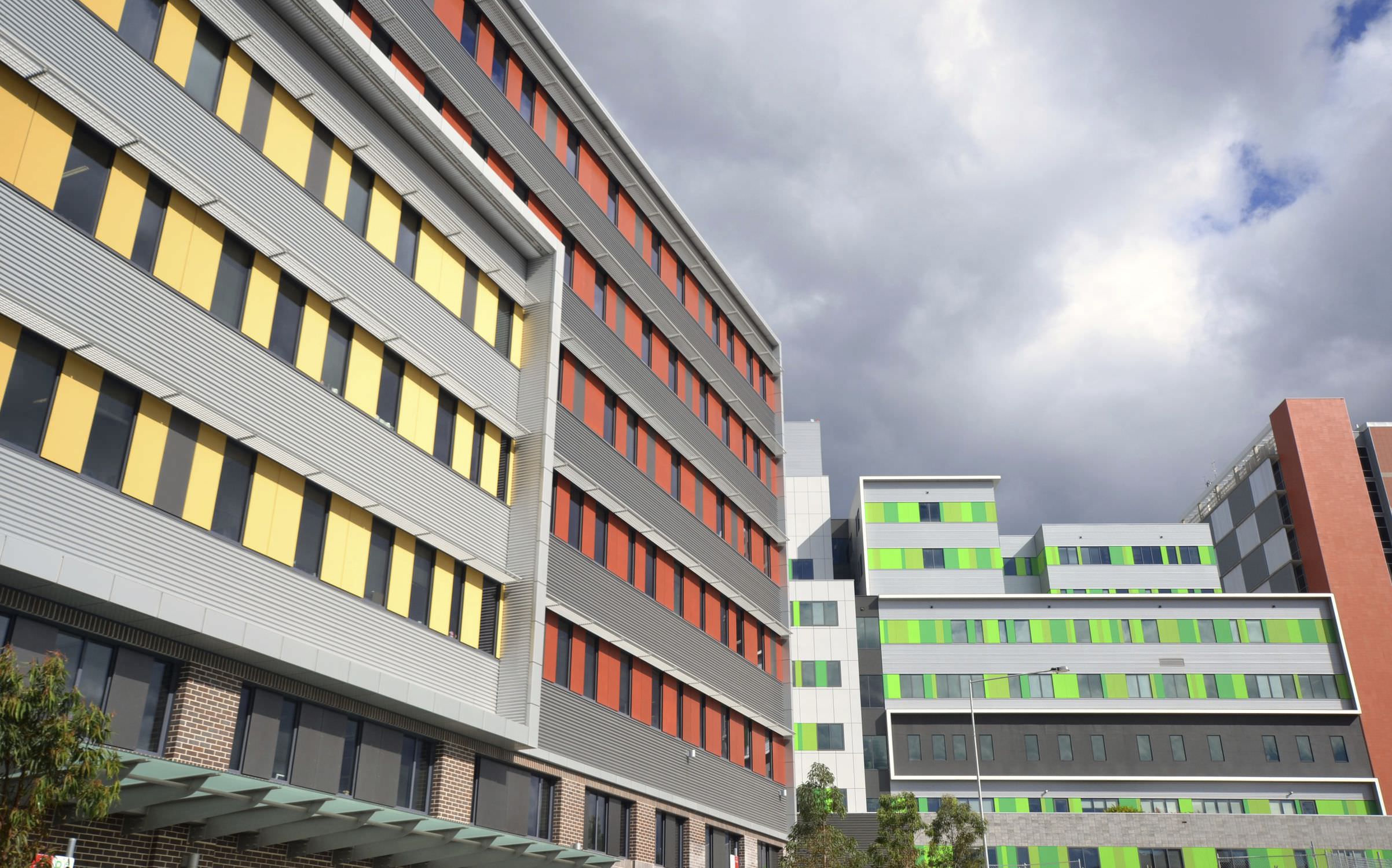 Panel cladding - ROYAL NORTH SHORE HOSPITAL - Vitragroup - fiber cement ...