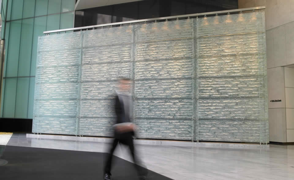 Wall-mounted decorative panel - ThinkGlass - for interior / for ...