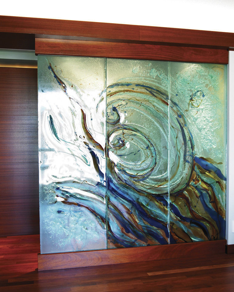 Removable partition - ThinkGlass - fixed / sliding / glass