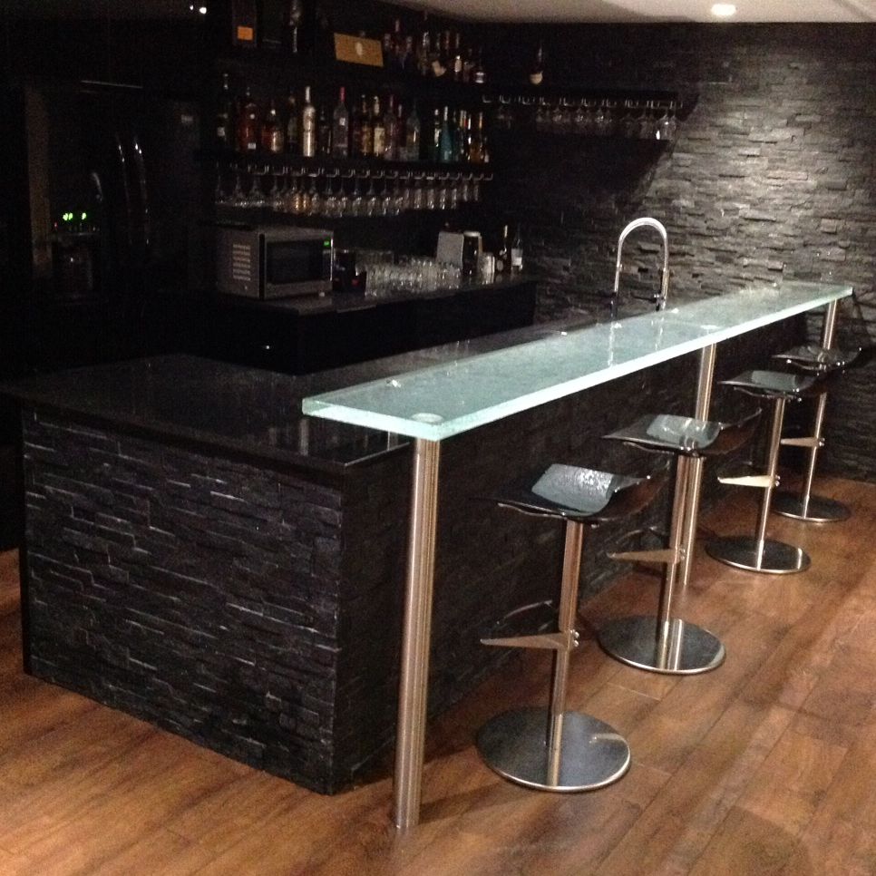 Bar counter - ThinkGlass - glass / upright