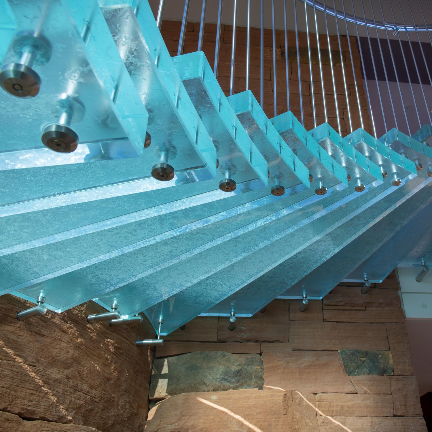 Glass step - Curci - ThinkGlass - non-slip / high-resistance / contemporary