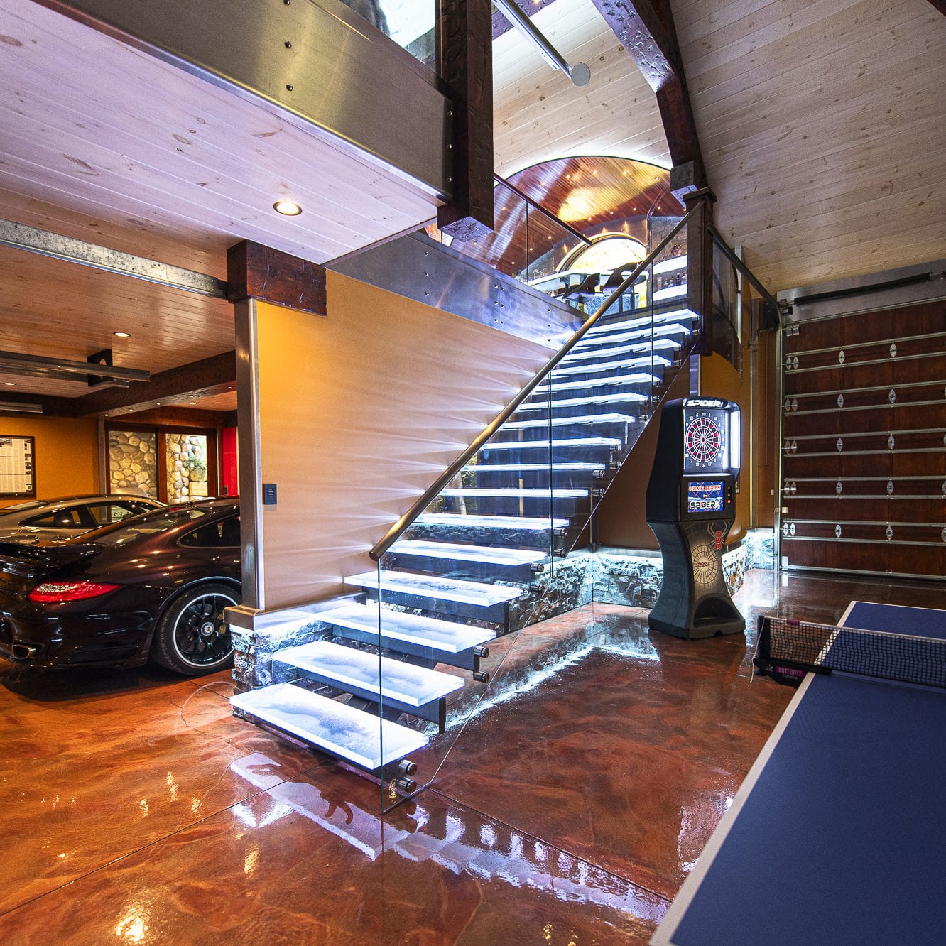 Glass step - ThinkGlass - non-slip / high-resistance / prefab