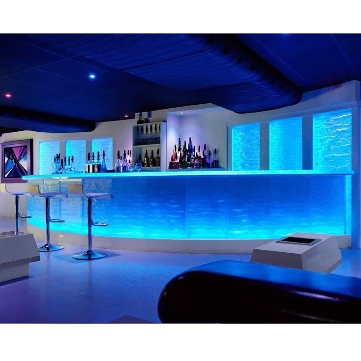 Bar counter - by Paolo Viera - ThinkGlass - glass / semicircular ...