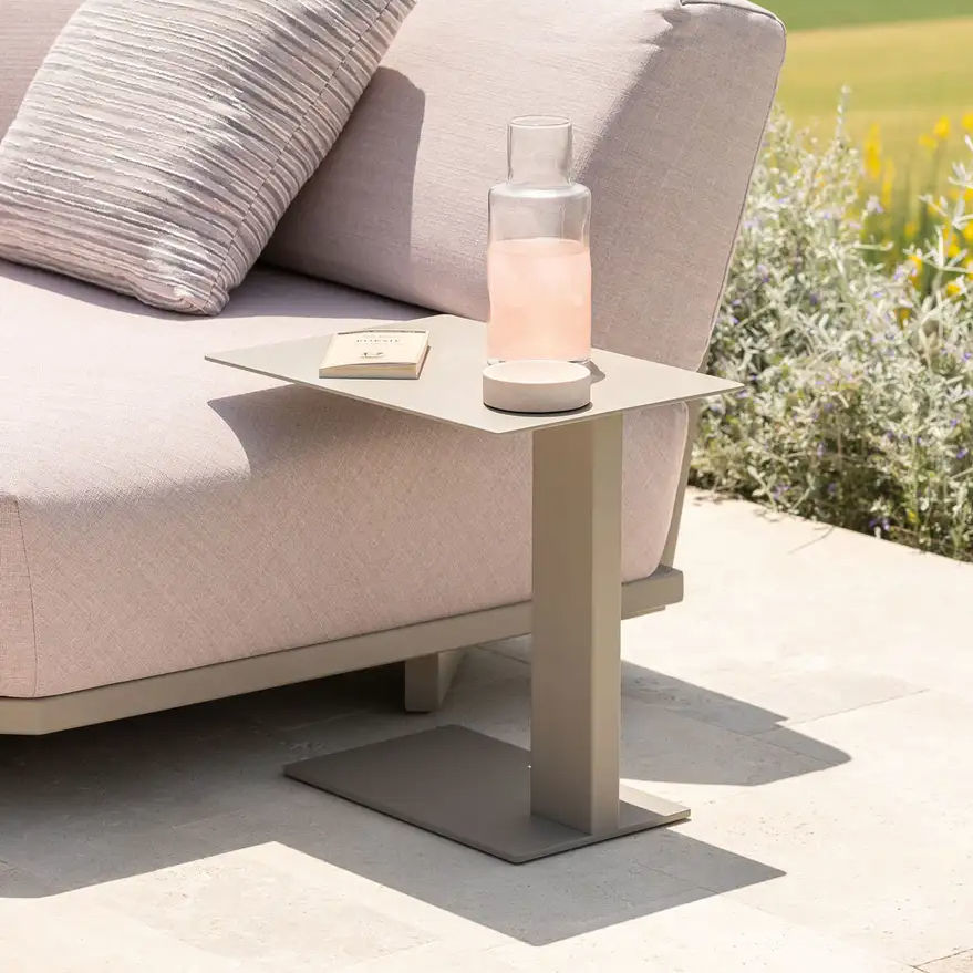 Contemporary side table - Solaris - FAST SPA - painted aluminum ...