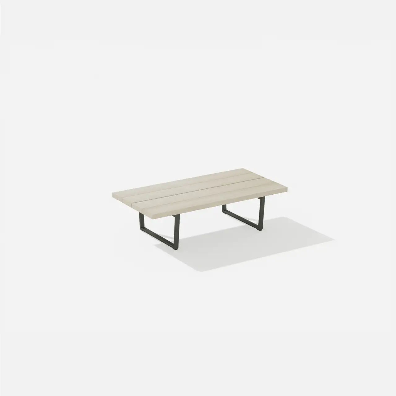 Contemporary coffee table - Orizon - FAST SPA - painted aluminum / painted aluminum base ...