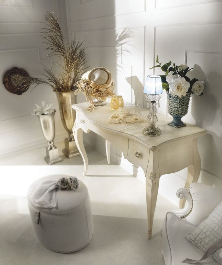 Classic dressing table - 243/DEC - Bbelle - lacquered wood / 1-seat