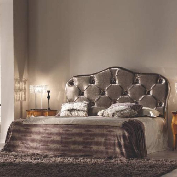 Double bed - Diamond 52 - Bbelle - classic / with headboard / upholstered